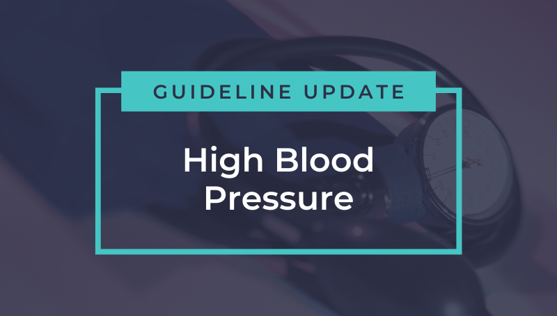 New Blood Pressure Guidelines